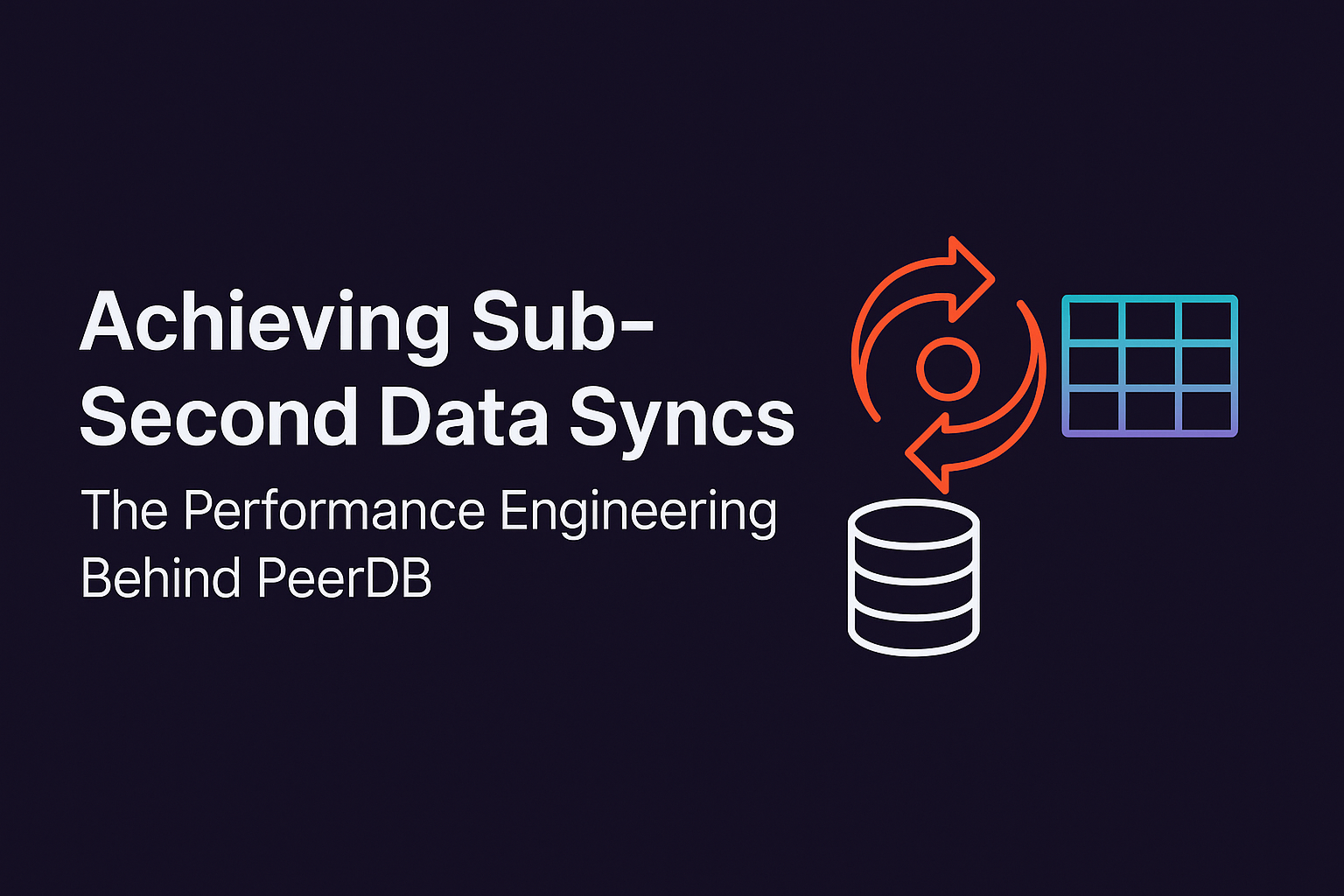 Achieving Sub‑Second Data Syncs: The Performance Engineering Behind ...